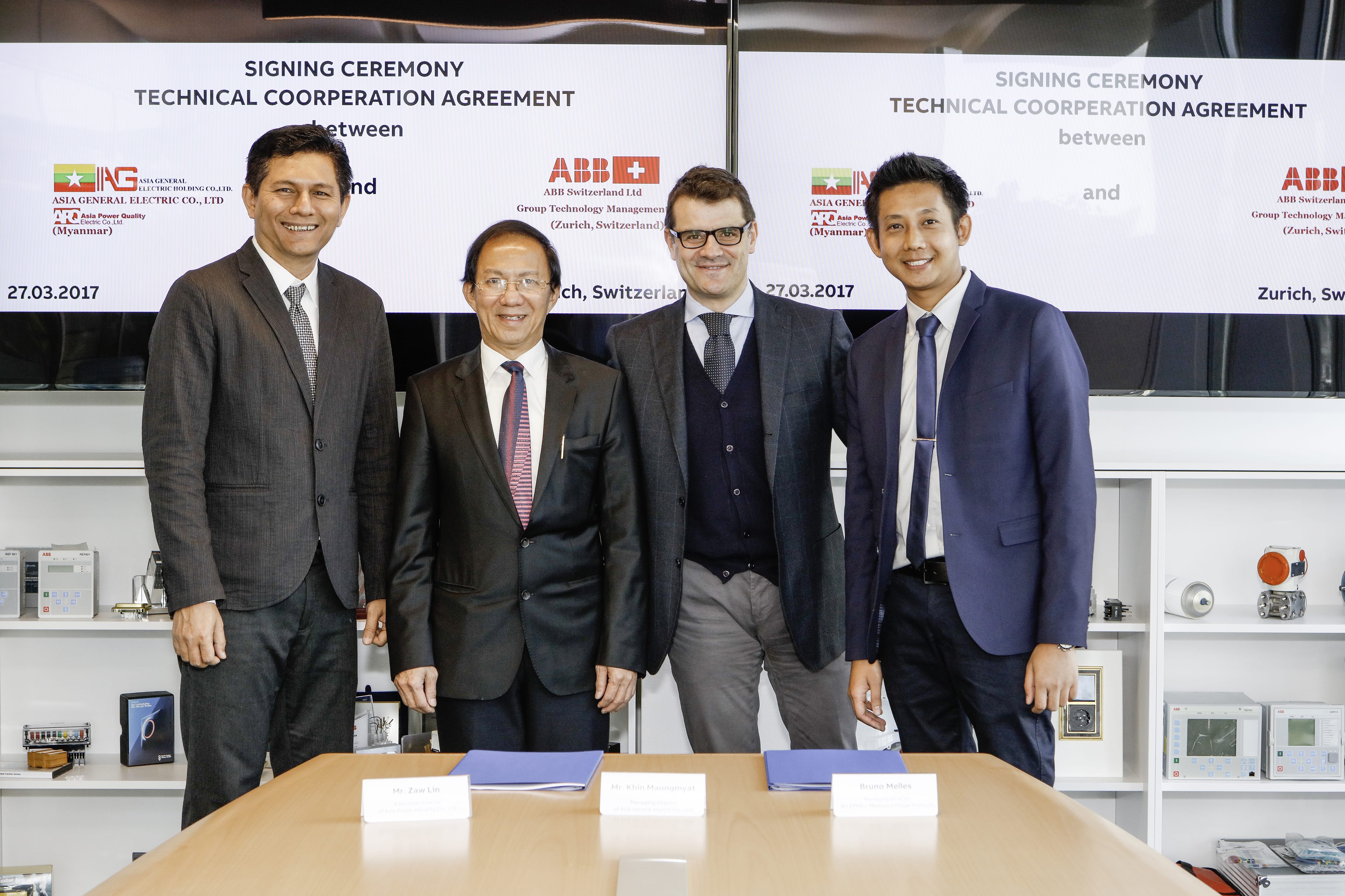TCA Signing Ceremony. @ Zurich, Switzerland, Mar 2017 | Asia Power ...